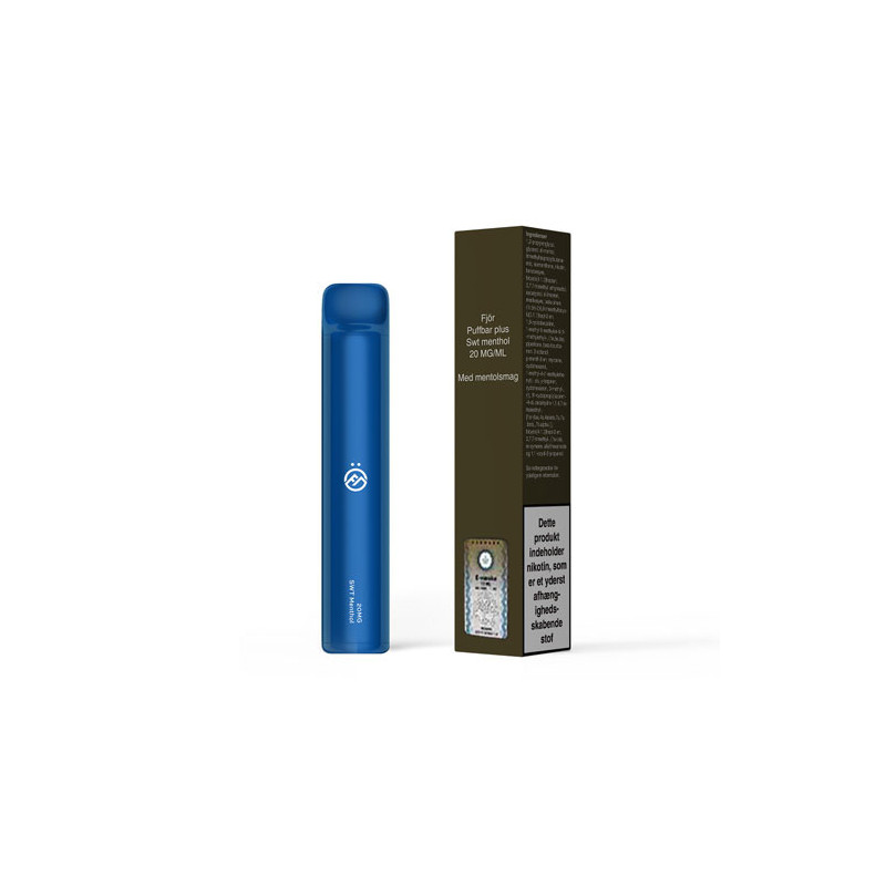 FjÖr Puff Bar Plus Swt Menthol Køb For 6500 Kr