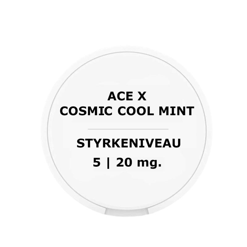 ACE - X COSMIC COOL MINT 5 | Køb for 58,00 kr.